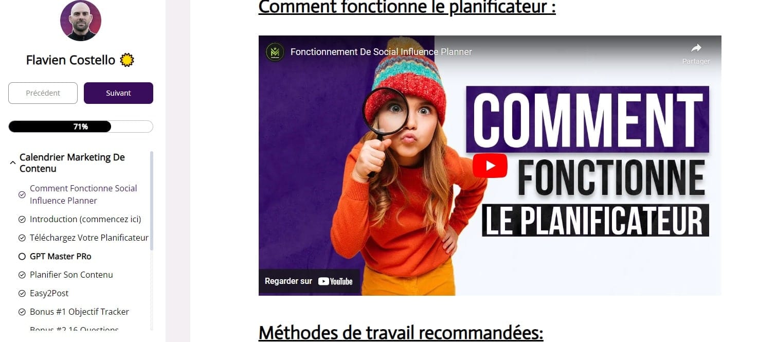 Avis Mental 2 Millionnaire : le calendrier éditorial de Flavien ...
